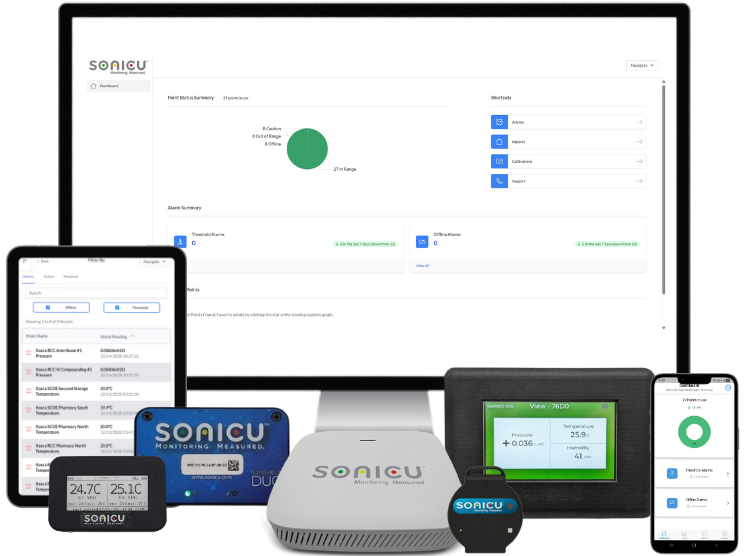 Differential Pressure & Clean Room Monitoring | Sonicu