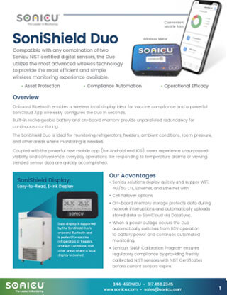 Sonicu | Data Sheets